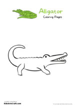 Alligator Coloring Pages For Kids – Free Printables - Kids Art & Craft
