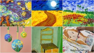 Vincent Van Gogh Inspired Art & Craft Activities for Kids - Kids Art ...