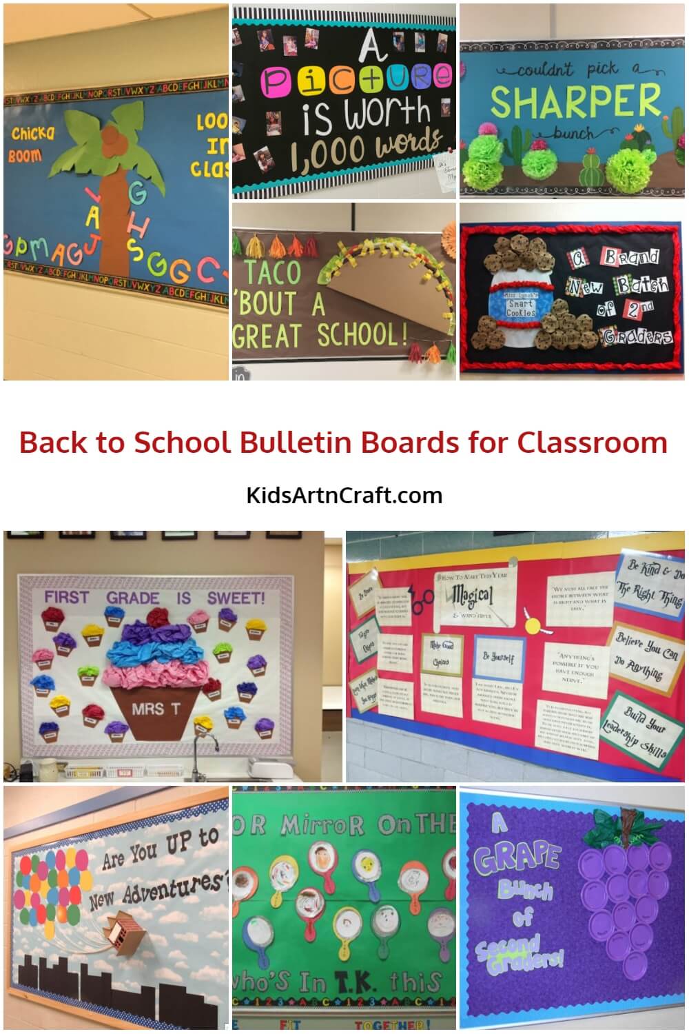 Back to School Bulletin Boards for Classroom - Kids Art & Craft