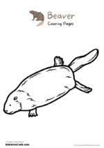 Beaver Coloring Pages For Kids – Free Printables - Kids Art & Craft
