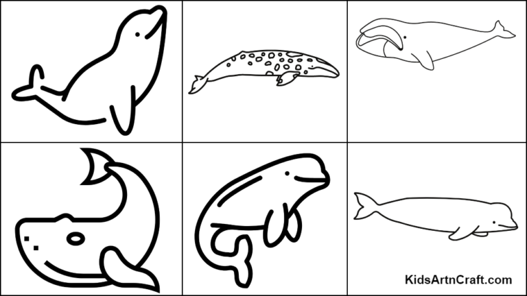 Beluga Coloring Pages for Kids – Free Printables - Kids Art & Craft