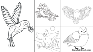 Bird Coloring Pages for Kids – Free Printables - Kids Art & Craft
