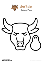 Buffalo Coloring Pages For Kids – Free Printables - Kids Art & Craft