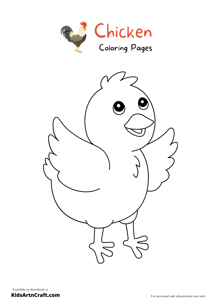 Free Printable Chicken Coloring Pages For Kids Free Printable Chicken Coloring Pages For Kids