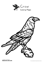 Crow Coloring Pages for Kids – Free Printables - Kids Art & Craft