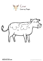 Cow Coloring Pages for Kids – Free Printables - Kids Art & Craft