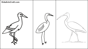 Crane Coloring Pages For Kids – Free Printables - Kids Art & Craft