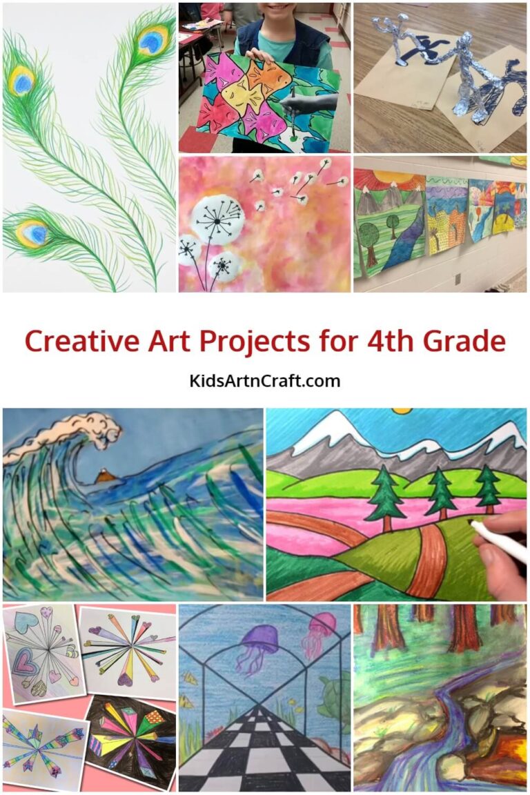 Creative Art Projects for 4th Grade - Kids Art & Craft