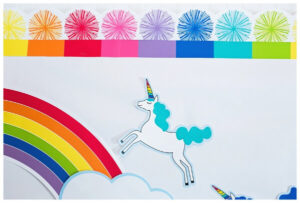 Rainbow Bulletin Boards for Classroom - Kids Art & Craft