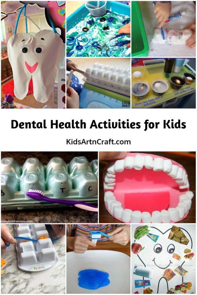 Dental Health Activities for Kids (Preschool & Kindergarten) - Kids Art ...