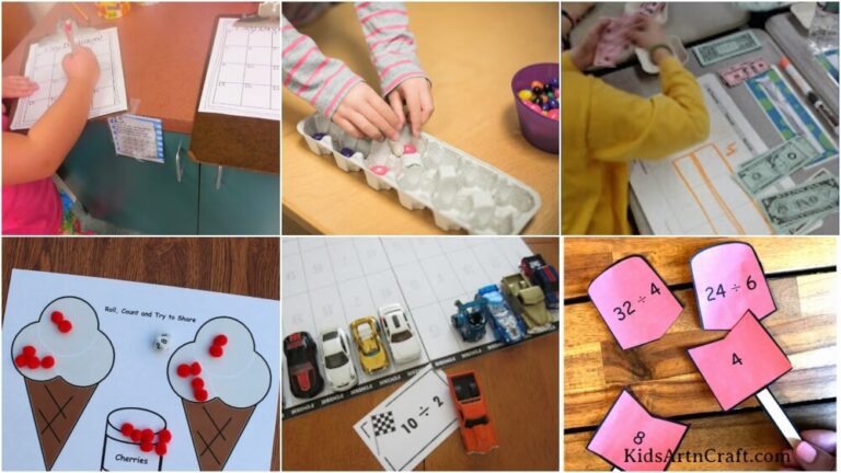 Division Activities for Kids To Teach Them Easily - Kids Art & Craft