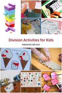 Division Activities for Kids To Teach Them Easily - Kids Art & Craft