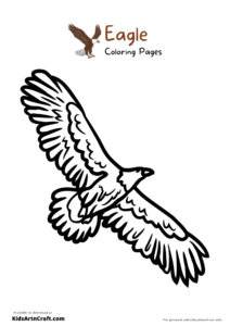 Eagle Coloring Pages for Kids – Free Printables - Kids Art & Craft