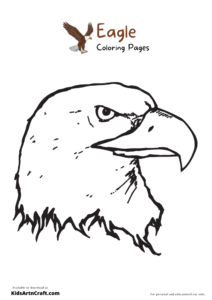 Eagle Coloring Pages for Kids – Free Printables - Kids Art & Craft