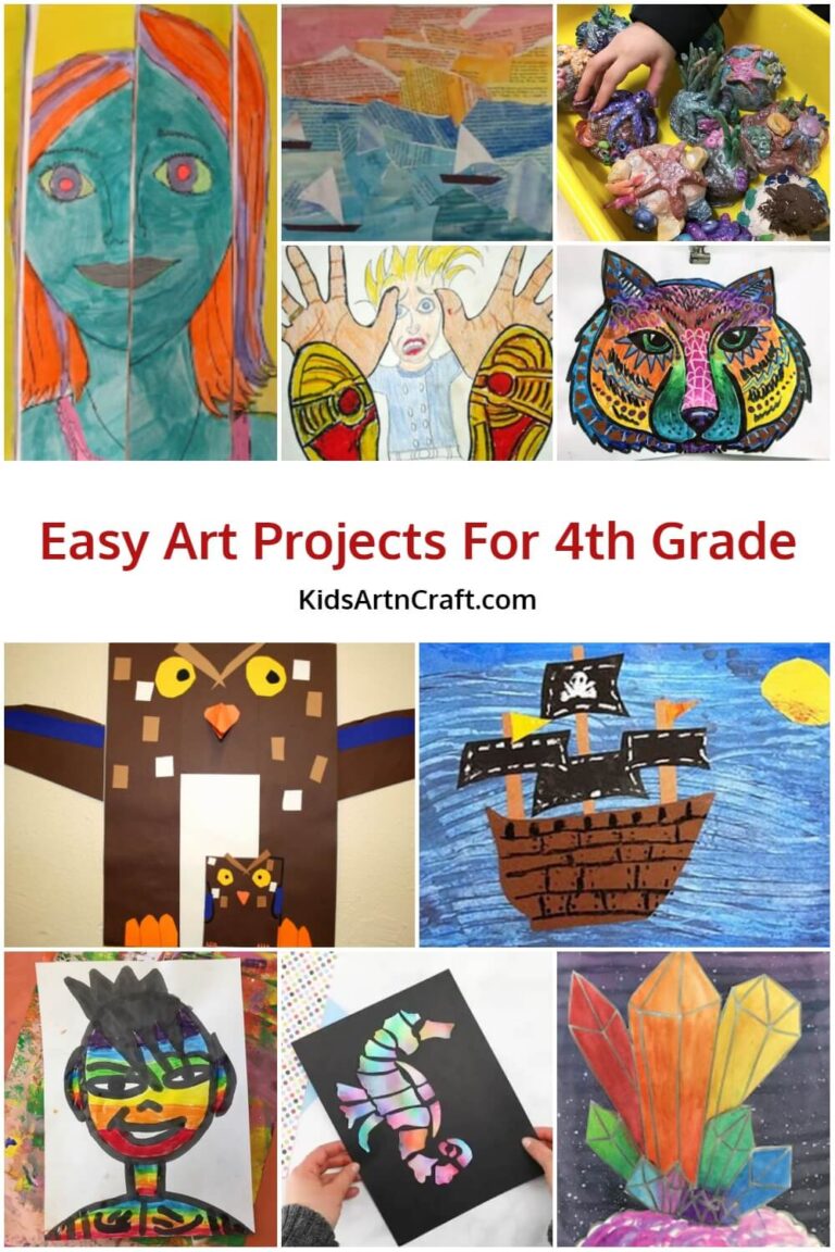 Easy Art Projects For 4th Grade - Kids Art & Craft