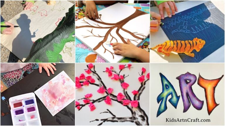 Simple Art Projects for Kids - Kids Art & Craft