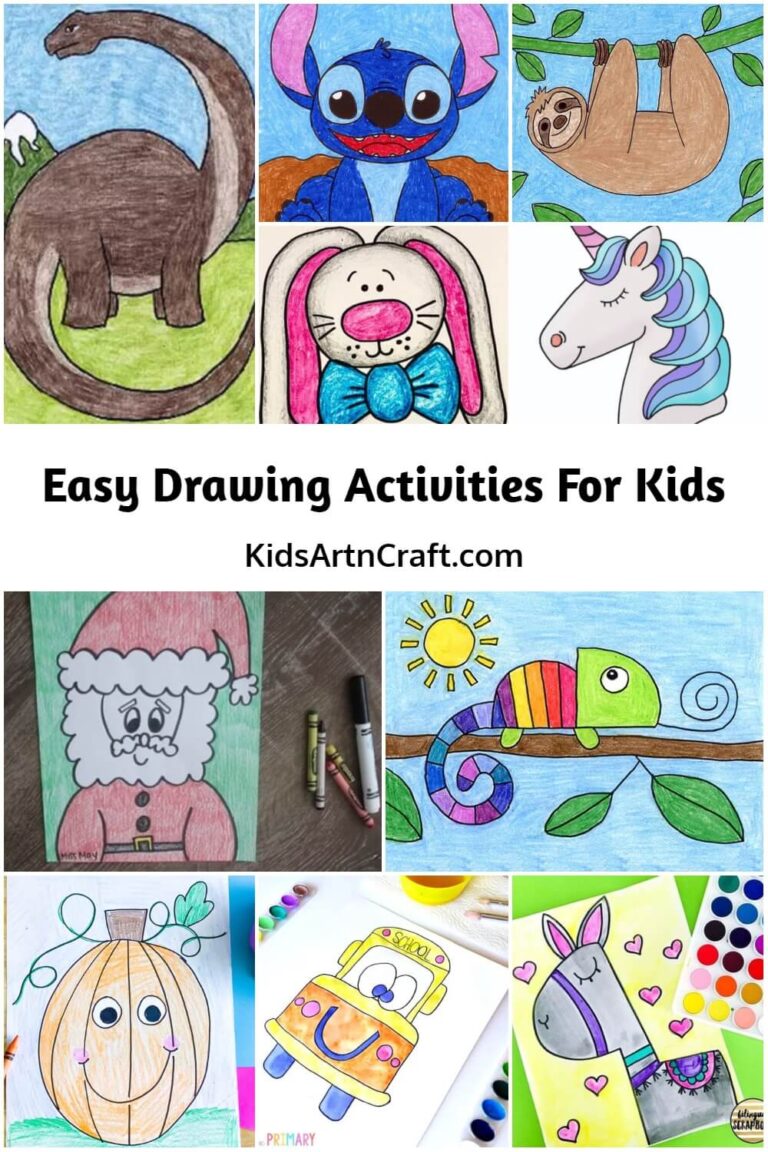 Easy Drawing Activities For Kids - Kids Art & Craft