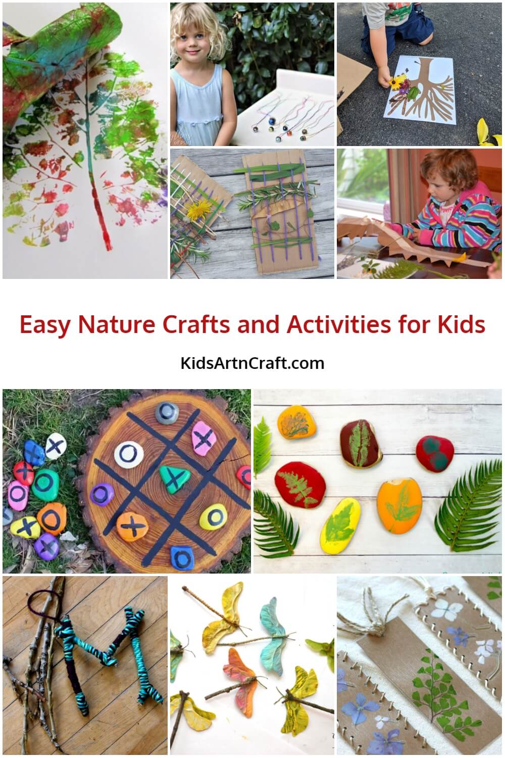 Easy Nature Crafts and Activities for Kids - Kids Art & Craft
