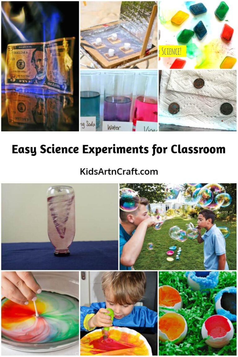 Easy Science Experiments for Classroom - Kids Art & Craft