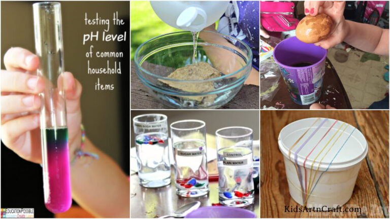 Easy Science Experiments for Kids To Do At Home - Kids Art & Craft