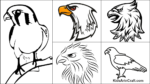 Falcon Coloring Pages For Kids – Free Printables - Kids Art & Craft