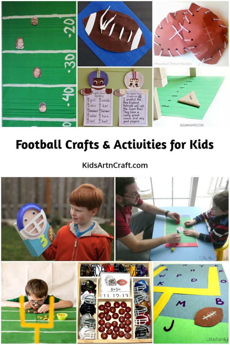 Football Crafts & Activities for Kids - Kids Art & Craft