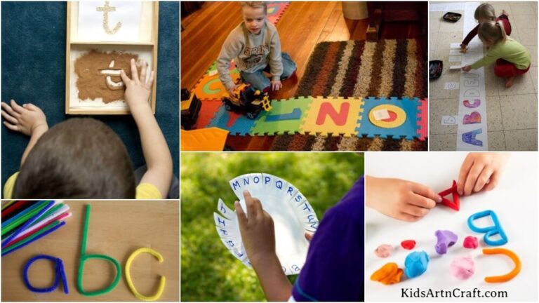 Fun Alphabet Activities for Kindergarten - Kids Art & Craft