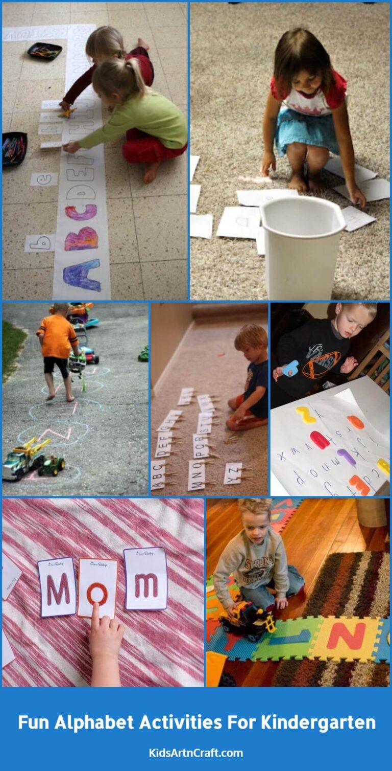 Fun Alphabet Activities for Kindergarten - Kids Art & Craft