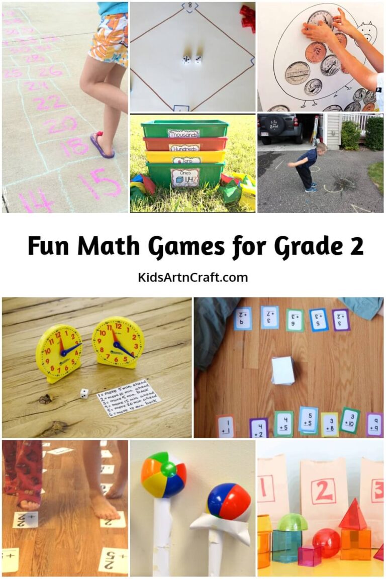 Fun Math Games for Grade 2 - Kids Art & Craft