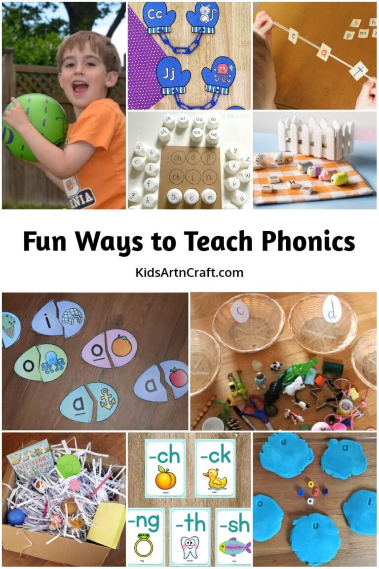 Fun Ways to Teach Phonics - Kids Art & Craft