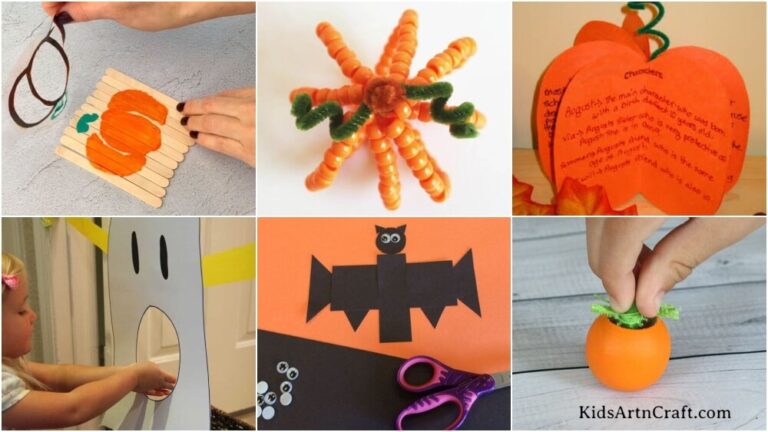 Halloween Crafts, Activities & Games for School - Kids Art & Craft
