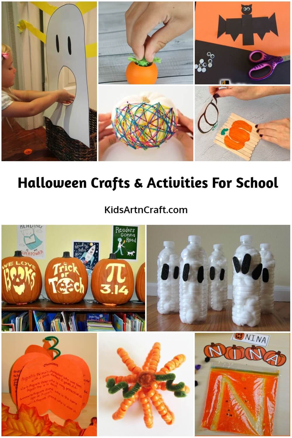 Halloween Crafts, Activities & Games for School - Kids Art & Craft