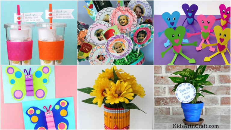 Handmade Gift Ideas for Teachers - Kids Art & Craft