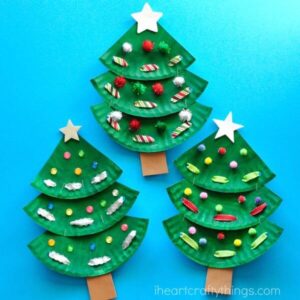 Christmas Tree Ideas for School Projects - Kids Art & Craft