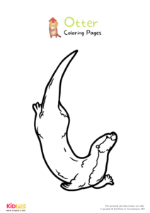 Otter Coloring Pages For Kids – Free Printables - Kids Art & Craft