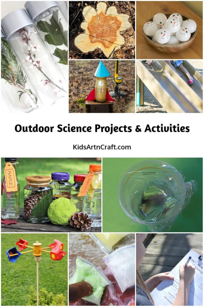 Outdoor Science Projects & Activities - Kids Art & Craft