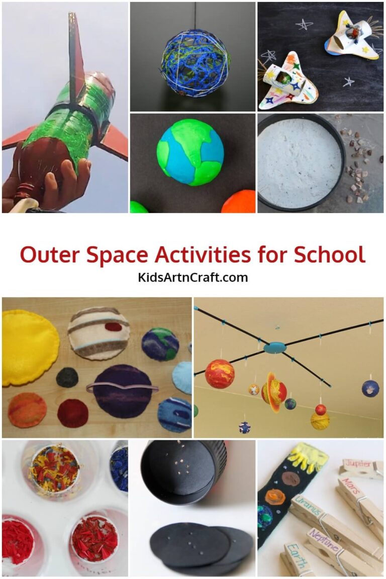Outer Space Activities for School - Kids Art & Craft