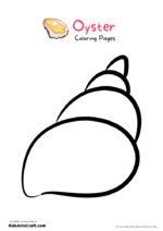 Oyster Coloring Pages For Kids – Free Printables - Kids Art & Craft