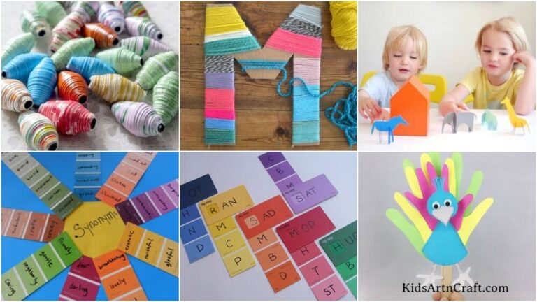 Paint Chip Crafts & Activities for Kids - Kids Art & Craft