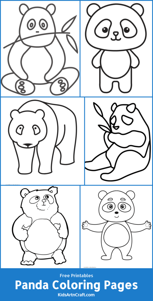 Panda Coloring Pages For Kids – Free Printables - Kids Art & Craft