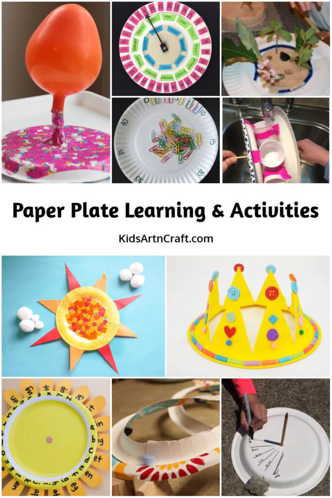 Paper Plate Learning Activities & Projects - Kids Art & Craft
