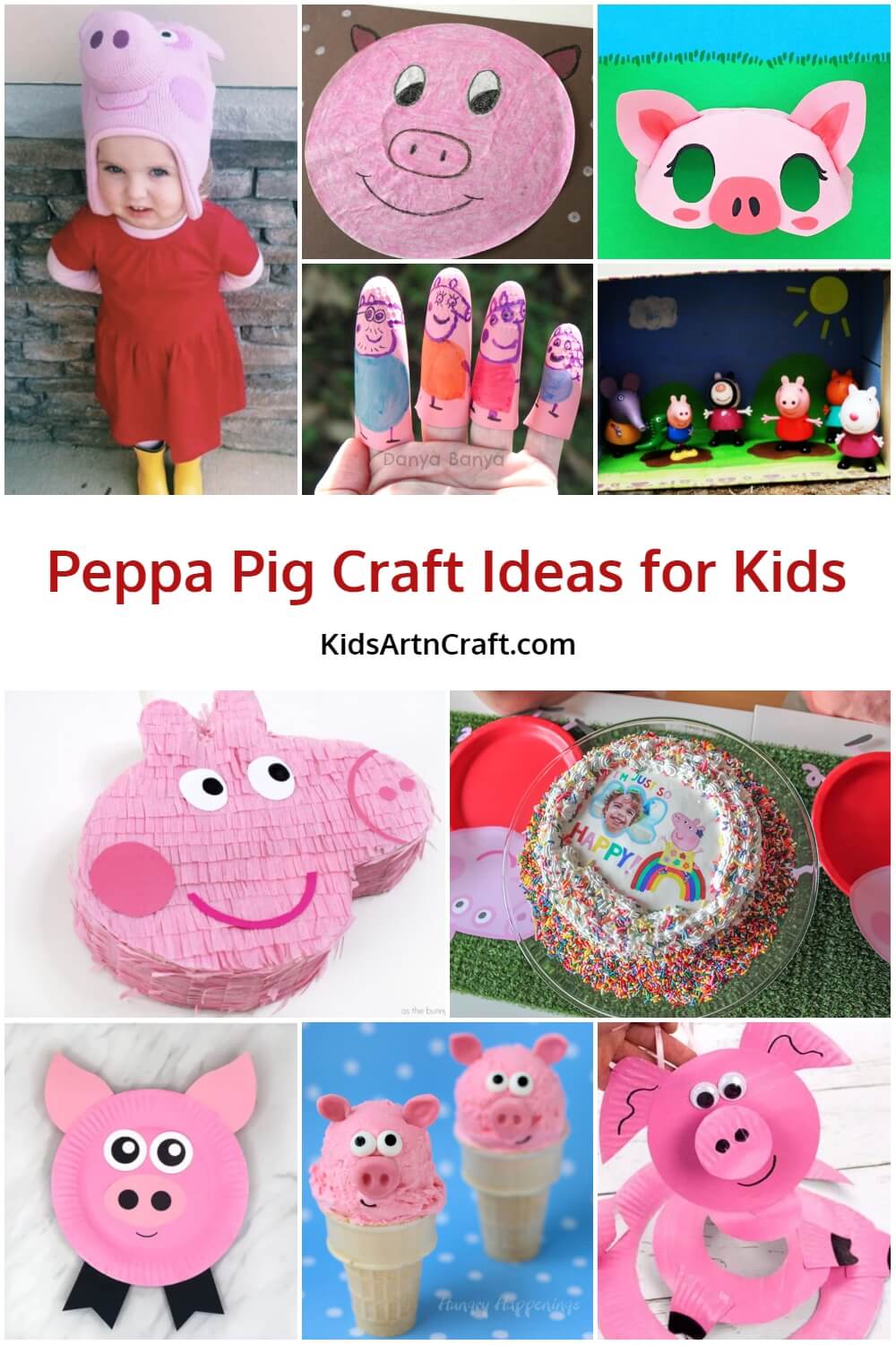 Peppa Pig Craft Ideas for Kids - Kids Art & Craft