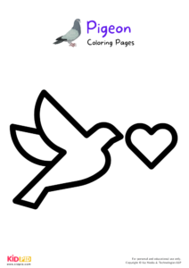 Pigeon Coloring Pages For Kids – Free Printables - Kids Art & Craft