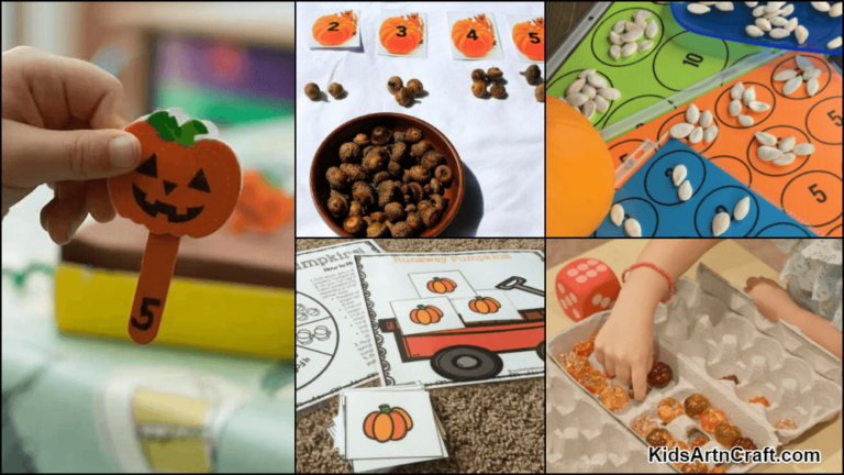 Pumpkin Math Activities for Kids - Kids Art & Craft