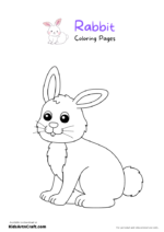 Rabbit Coloring Pages For Kids – Free Printables - Kids Art & Craft