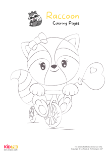 Raccoon Coloring Pages For Kids – Free Printables - Kids Art & Craft