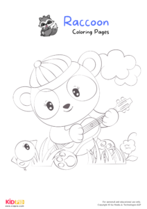Raccoon Coloring Pages For Kids – Free Printables - Kids Art & Craft