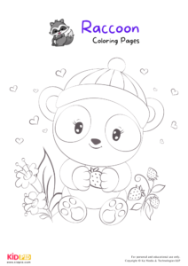 Raccoon Coloring Pages For Kids – Free Printables - Kids Art & Craft