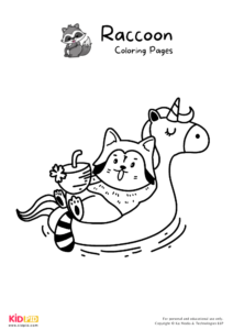 Raccoon Coloring Pages For Kids – Free Printables - Kids Art & Craft