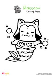 Raccoon Coloring Pages For Kids – Free Printables - Kids Art & Craft